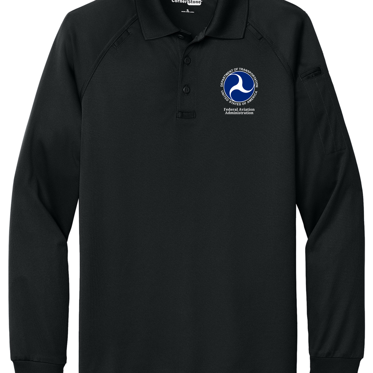 FAA Men's Tactical Long Sleeve Polo – FEDS Apparel