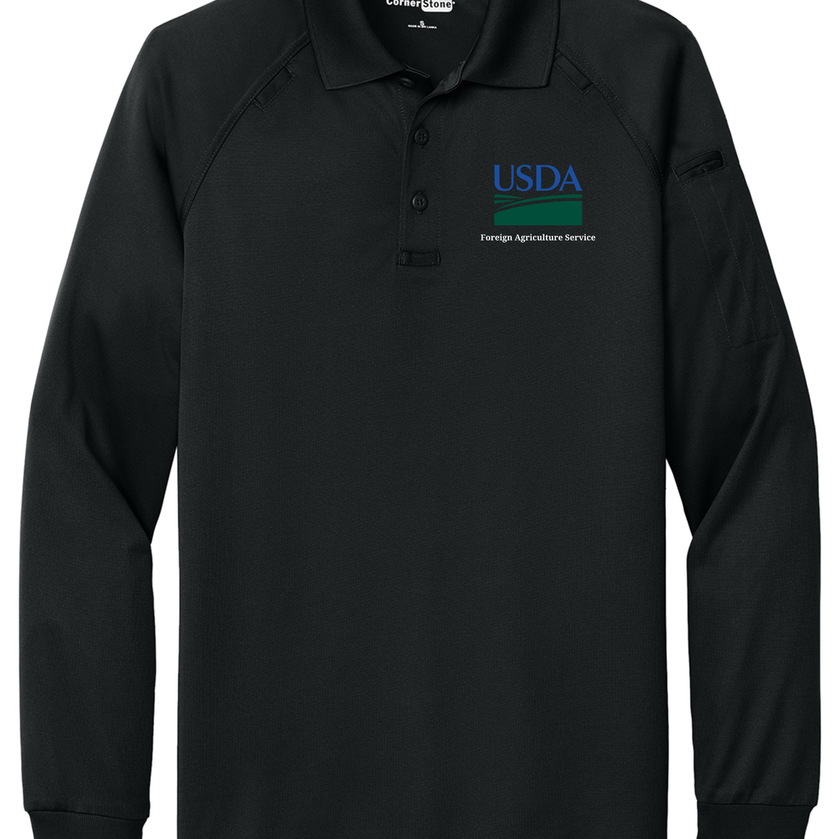 FAS Men's Tactical Long Sleeve Polo – FEDS Apparel
