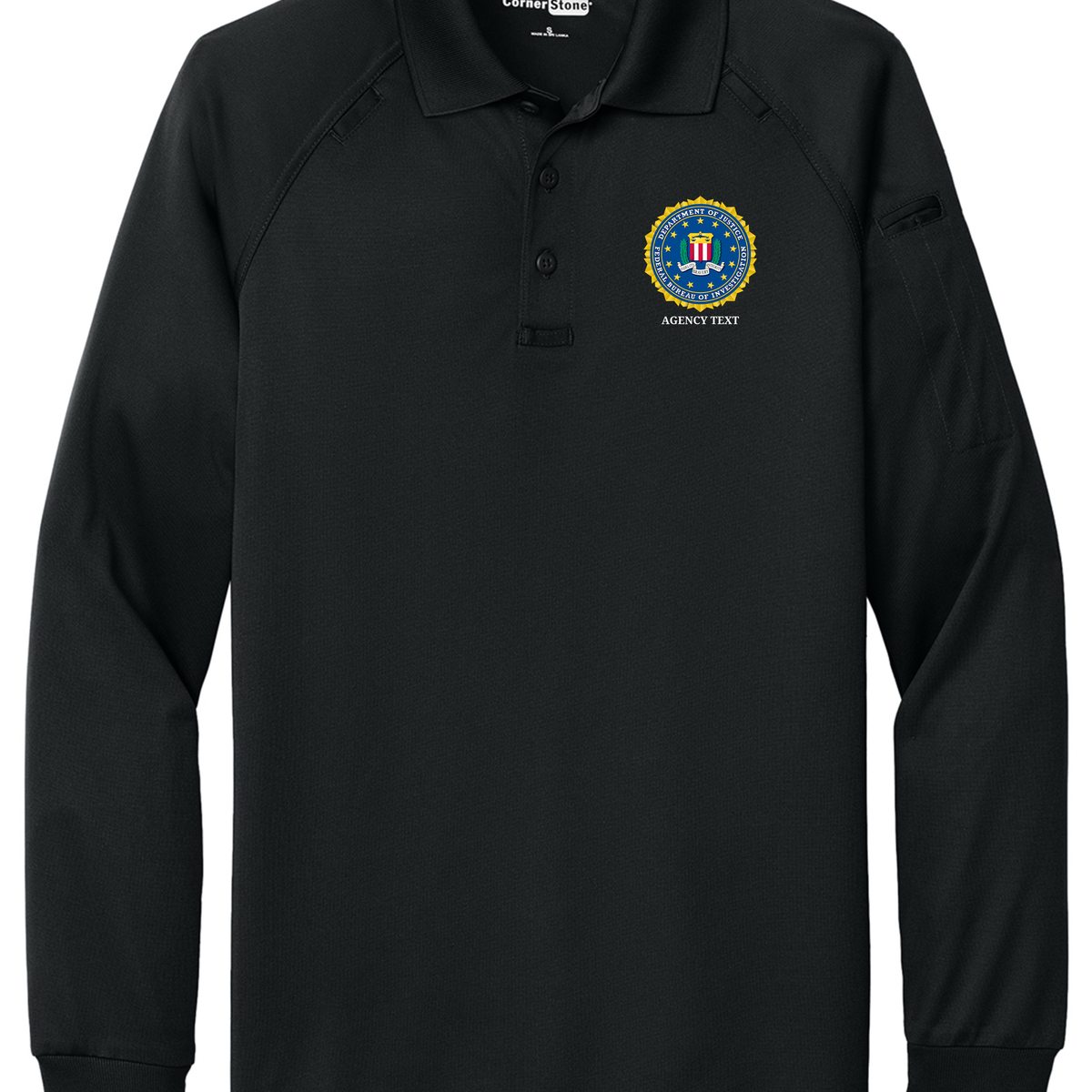 FBI Men's Tactical Long Sleeve Polo – FEDS Apparel