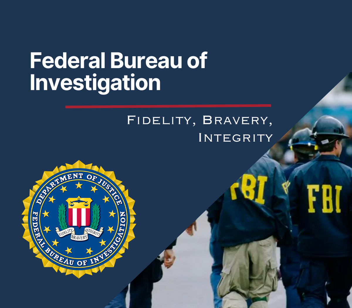 FBI | Federal Bureau of Investigations Employee Uniforms & Branded ...