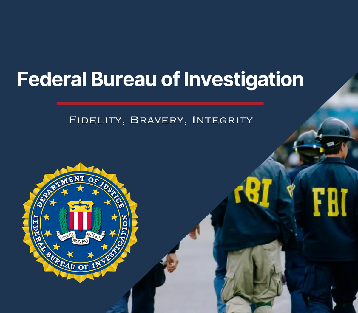 FBI | Federal Bureau of Investigations Employee Uniforms & Branded Apparel – FEDS Apparel