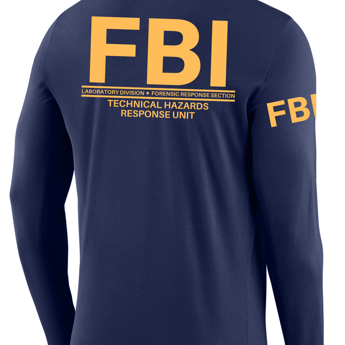 FBI Technical Hazards Response Unit Agency Identifier T Shirt - Long S ...