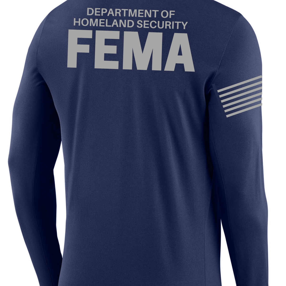 SUBDUED DHS FEMA Agency Identifier T Shirt - Long Sleeve – FEDS Apparel