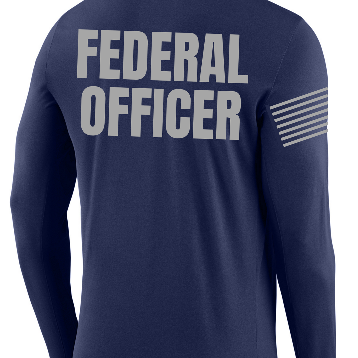 SUBDUED Federal Officer Identifier T Shirt - Long Sleeve – FEDS Apparel