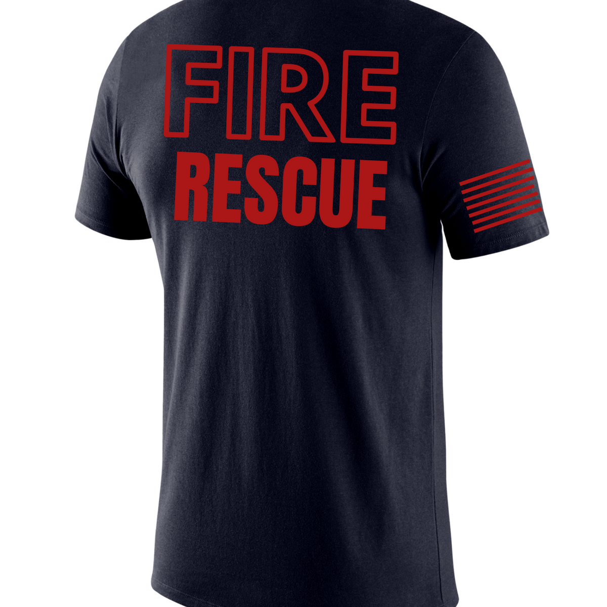 Black Fire Rescue Men's Shirt - Short Sleeve (Red) – FEDS Apparel
