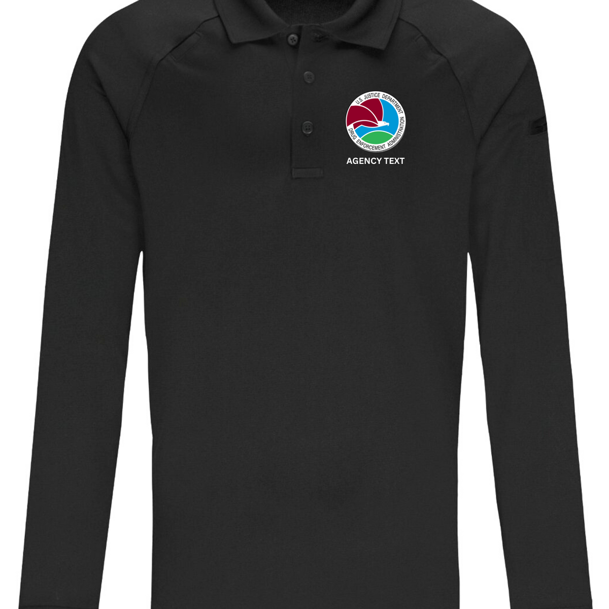 TACTICAL Drug Enforcement Administration Polo- Men's Long Sleeve – FEDS ...