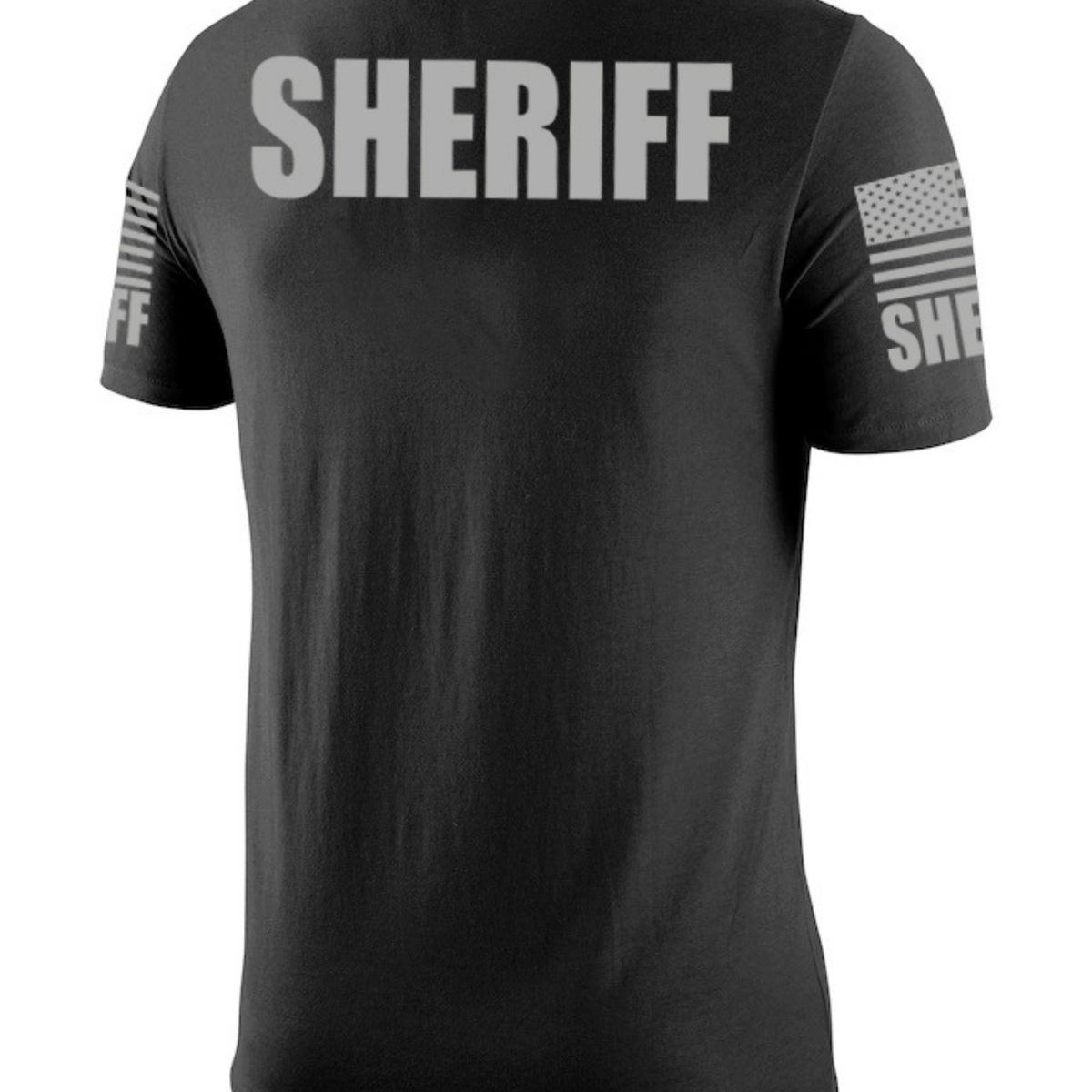 Black Sheriff Men's Shirt - Short Sleeve (Gray) – FEDS Apparel